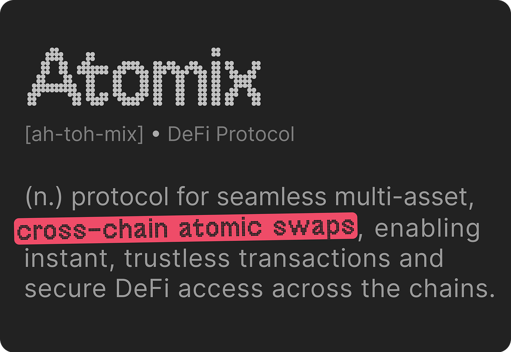 Atomix by Team Atomix Lab - Seamless Atomic Swaps Across Chains - Hackathon Season 7 - TRON DAO ...