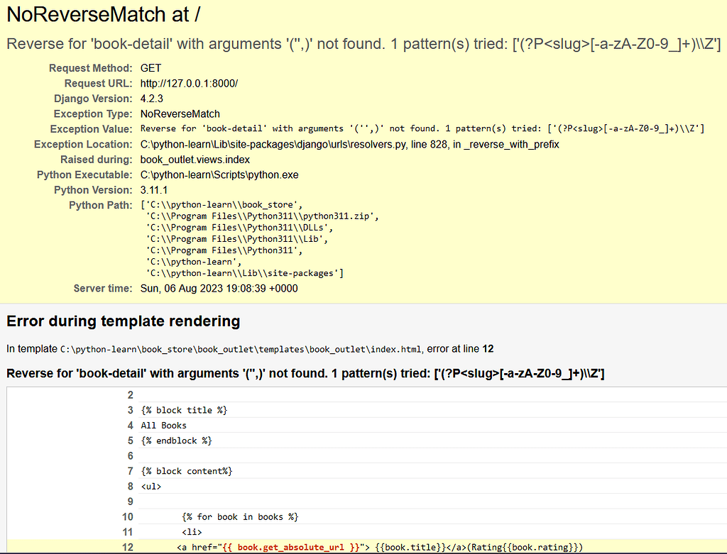 Reverse For Book Detail With Arguments Not Found 1 Pattern S Tried [ P [ A Za Z0