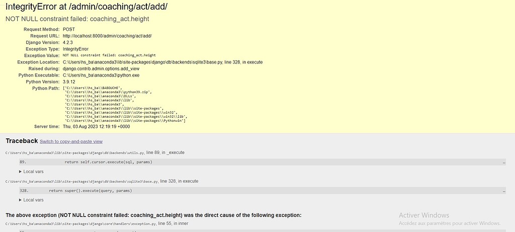 Trouble Deletion Field from models - Validation Error Persists - Mystery Errors - Django Forum