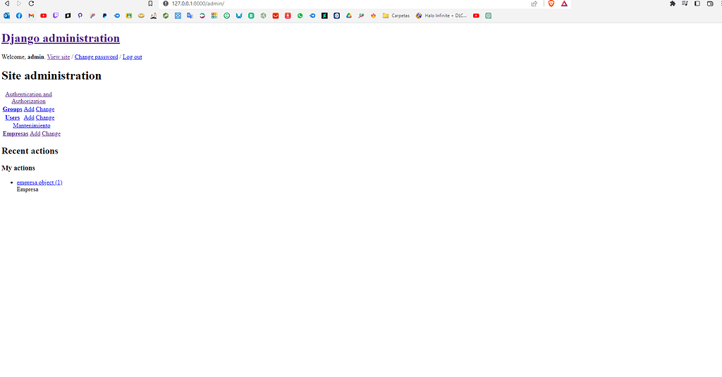 Django Admin Site Broken - Getting Started - Django Forum