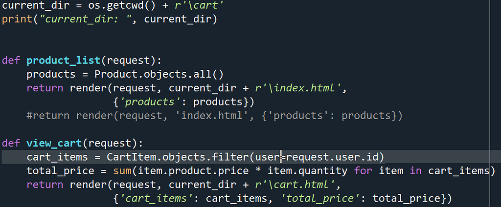 TemplateDoesNotExist at /cart/ - Mystery Errors - Django Forum