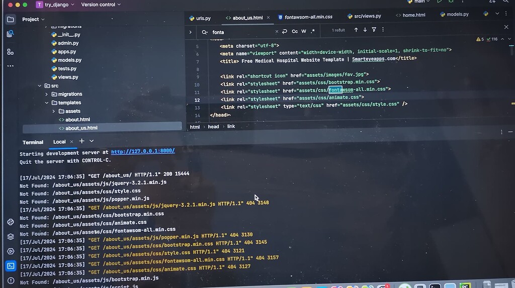 Is it possible to import html template in pycharm and django? - Getting Started - Django Forum