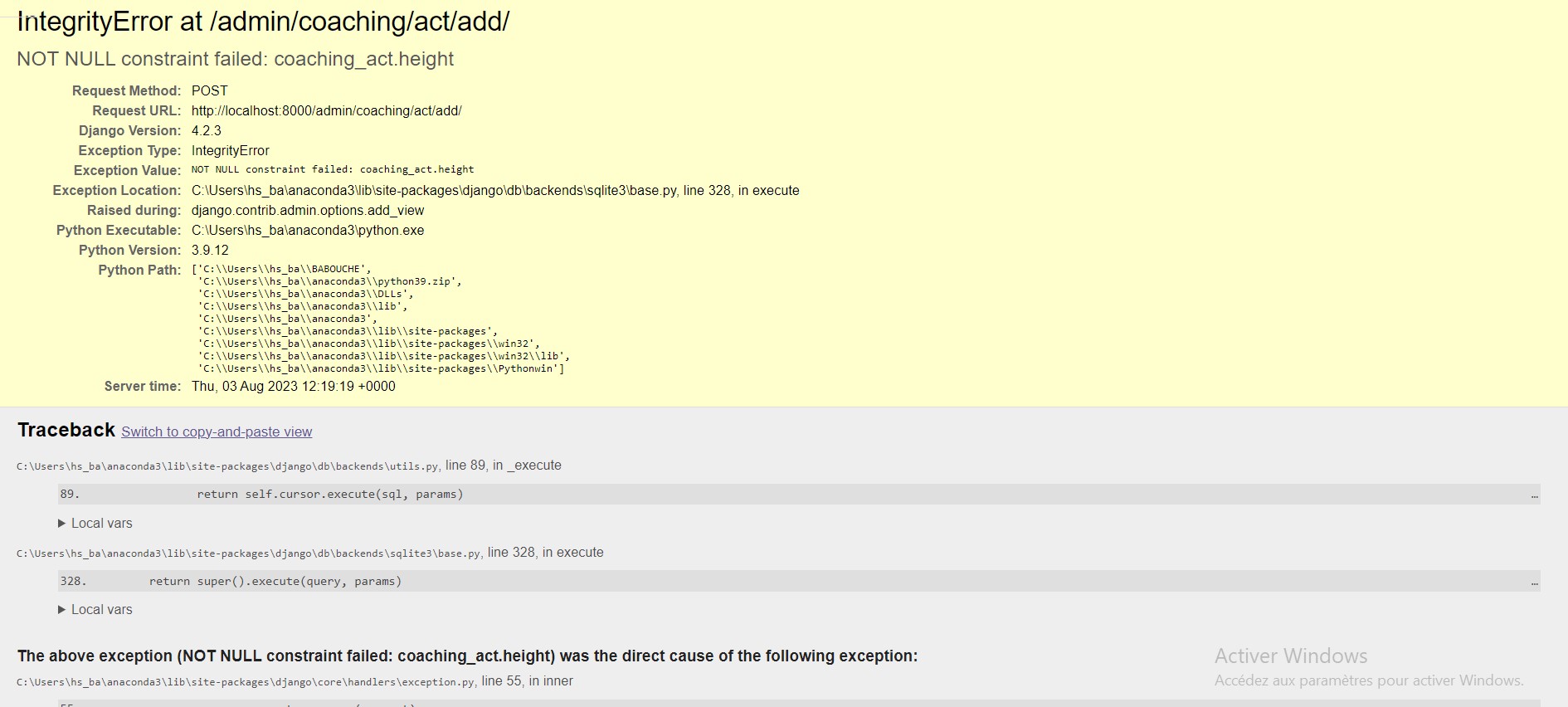 Trouble Deletion Field From Models Validation Error Persists Mystery Errors Django Forum