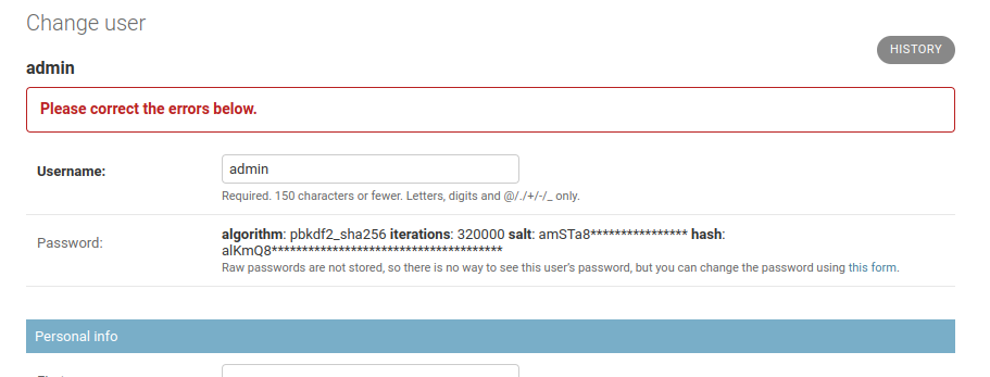Django Admin Returning Error message without highlighting errors - The ...