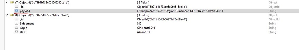 Insert into MongoDB - Only allows msg.payload object - General - Node-RED Forum
