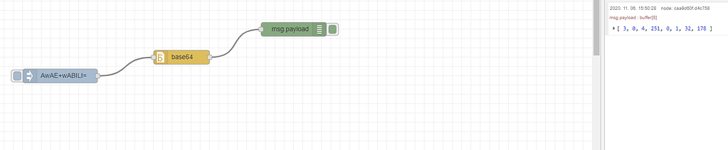 Base64 to hex function - General - Node-RED Forum