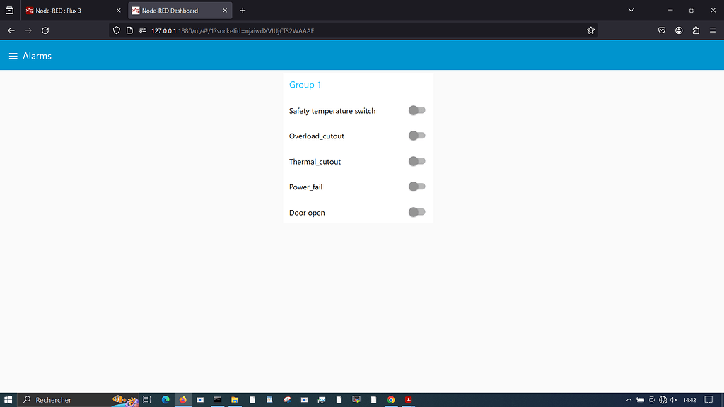 Display boolean read values on UI switch - Dashboard - Node-RED Forum