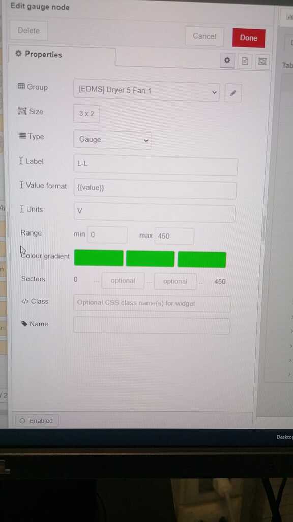 Same colour gradient in gauge node - Dashboard - Node-RED Forum