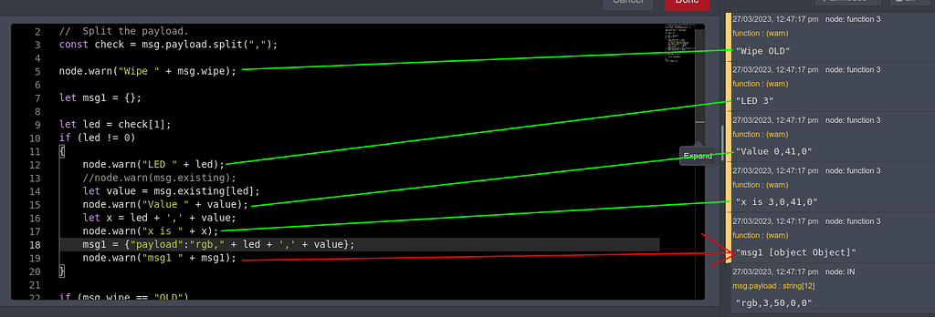 I'm not seeing the elephant - code help - General - Node-RED Forum