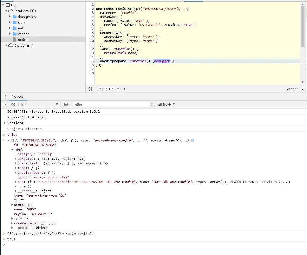 Accessing Node Settings - Developing Nodes - Node-RED Forum