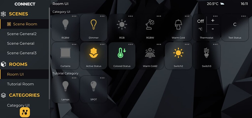 WEB UI with Scenes v.1.3.1 Update - Share Your Nodes - Node-RED Forum