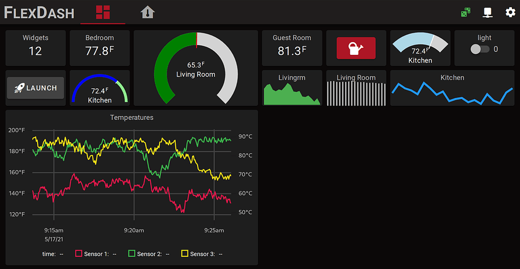 FlexDash: towards a new dashboard for Node-Red - Share Your Projects - Node-RED Forum