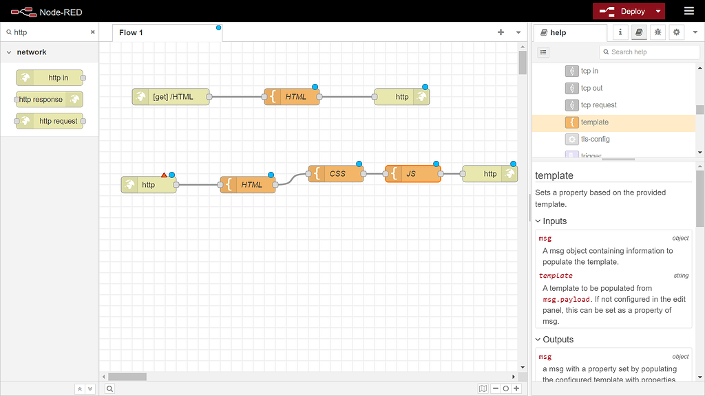 Connecting HTML,CSS, & JS Nodes together - General - Node-RED Forum Connecting HTML,CSS, & JS Nodes together - General - Node-RED Forum