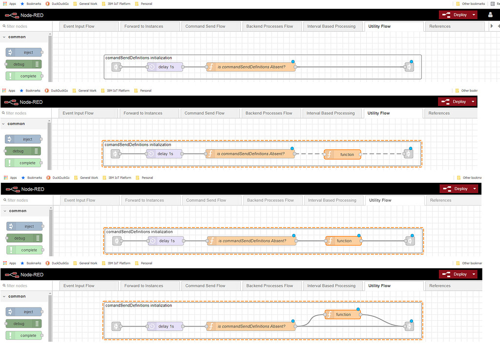 Two nodes apparently connected by two wires (bug?) - General - Node-RED Forum