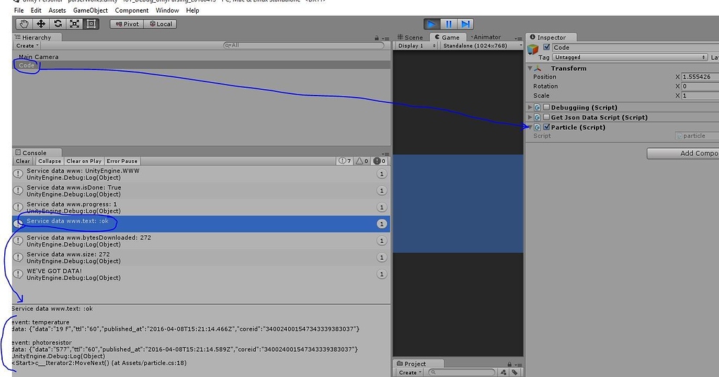 Unity3D and C# - Having trouble getting data from the cloud ... Unity3D and C# - Having trouble getting data from the cloud ...