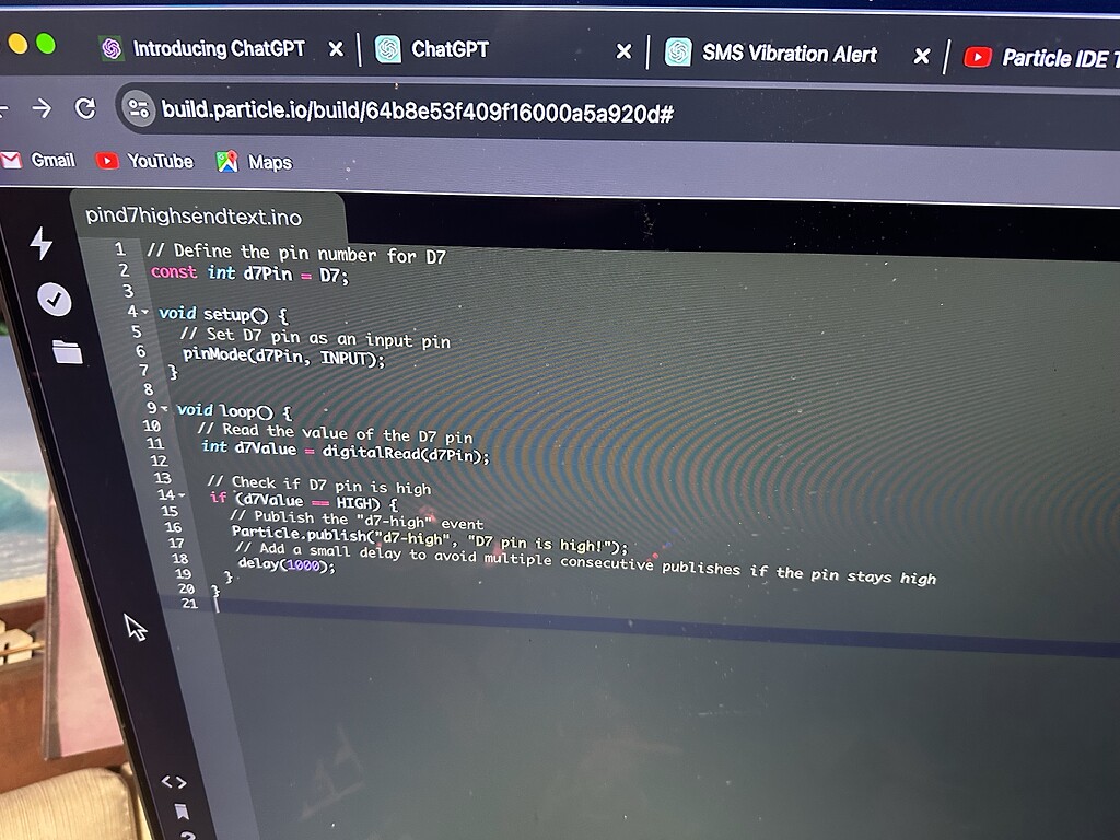 Code problem boron - Libraries - Particle