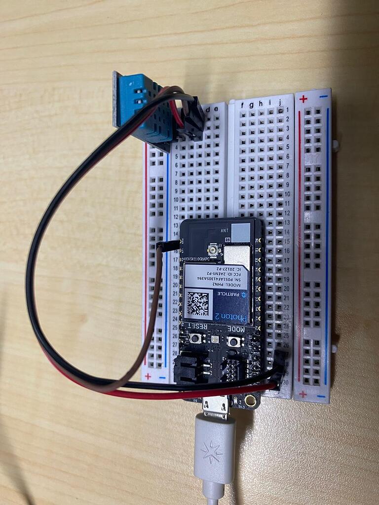 Dht11 + particle photon 2 = malfunction - Libraries - Particle