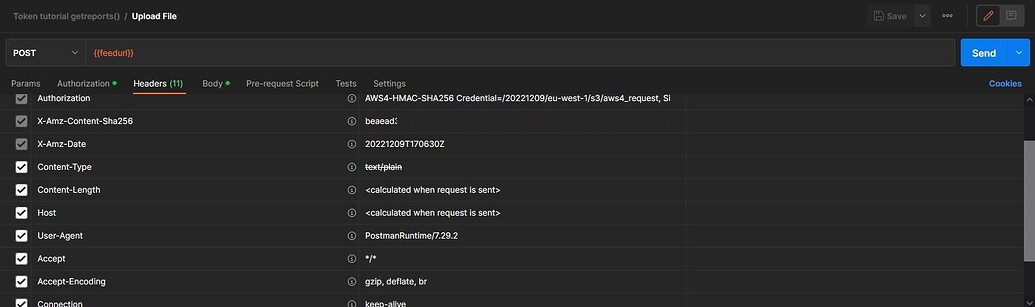Upload PDF invoice to Amazon using SP-API in Postman [UPLOAD_VAT ...