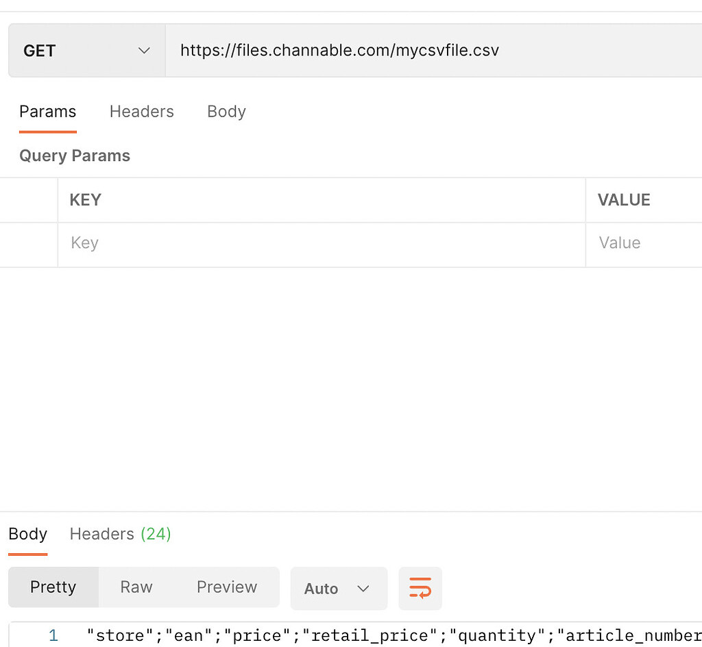GET a CSV from URL and use it to PUT contents as a file in URL - Help Hub - Postman Community