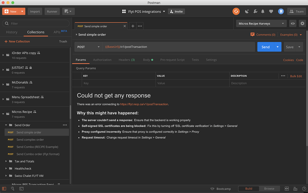 Could not get a response - Error: Client network socket disconnected before secure TLS ...
