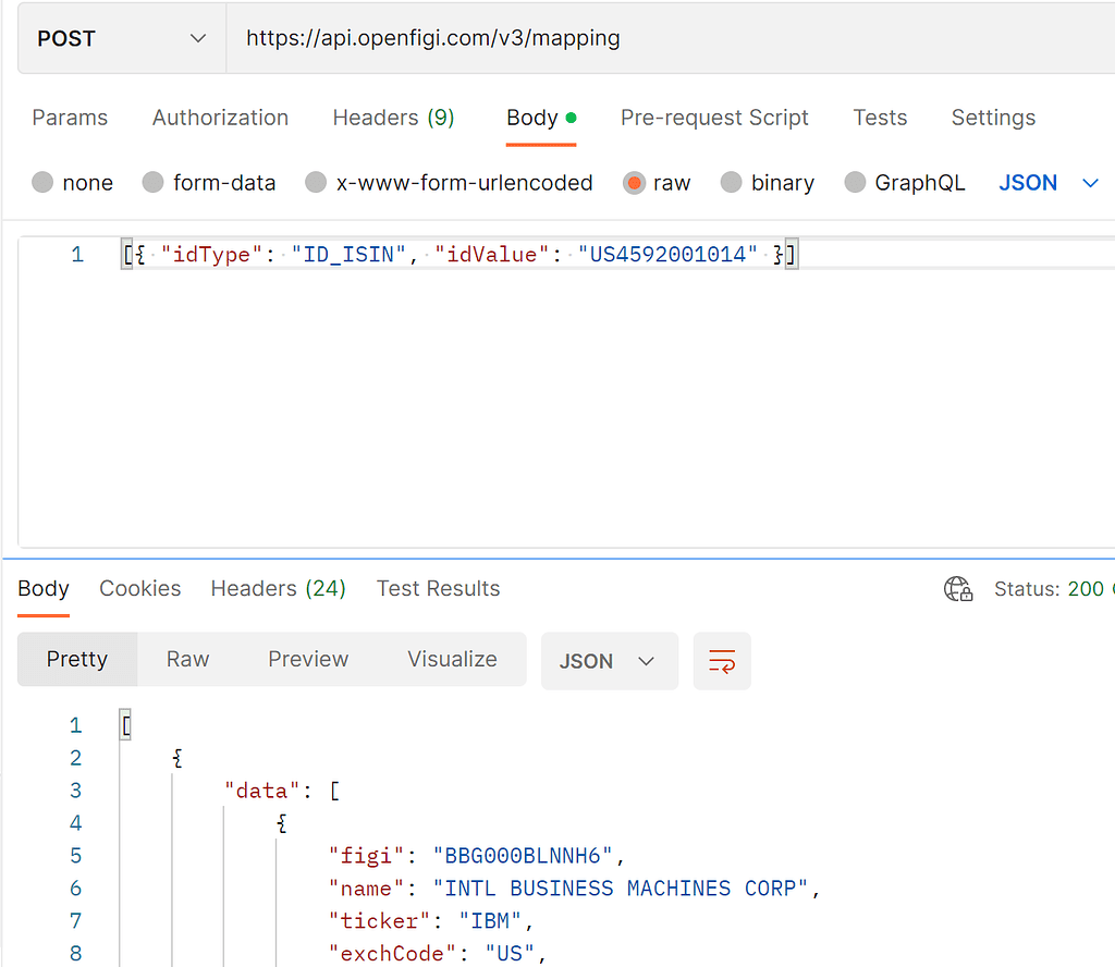 Using Excel PowerQuery to replicate postman search for OpenFIGI - Help Hub - Postman Community