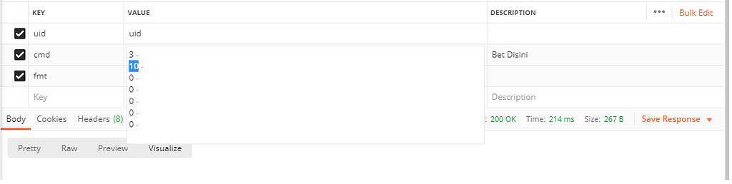How to payload the part of body with content-type is x-www-form ...