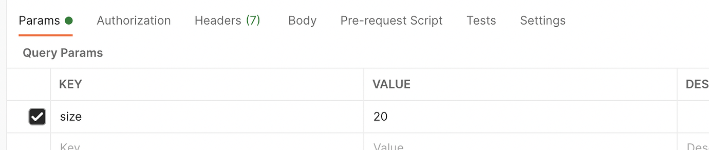 GET response with limited number of records - Help Hub - Postman Community