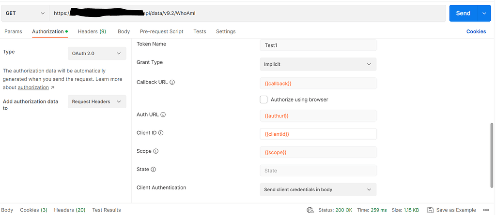 Authorization Request Not Sending Scope Ask The Experts And Postman Tips Postman Community
