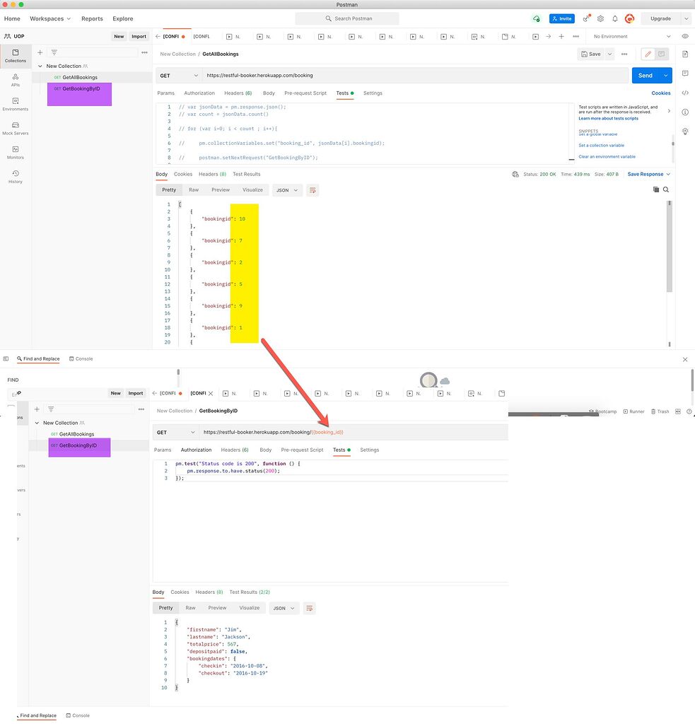 How to loop the 2nd request based on 1st request output - Help Hub ...