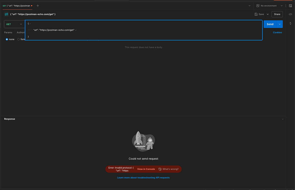 Error: Invalid protocol: "https: - Help Hub - Postman Community