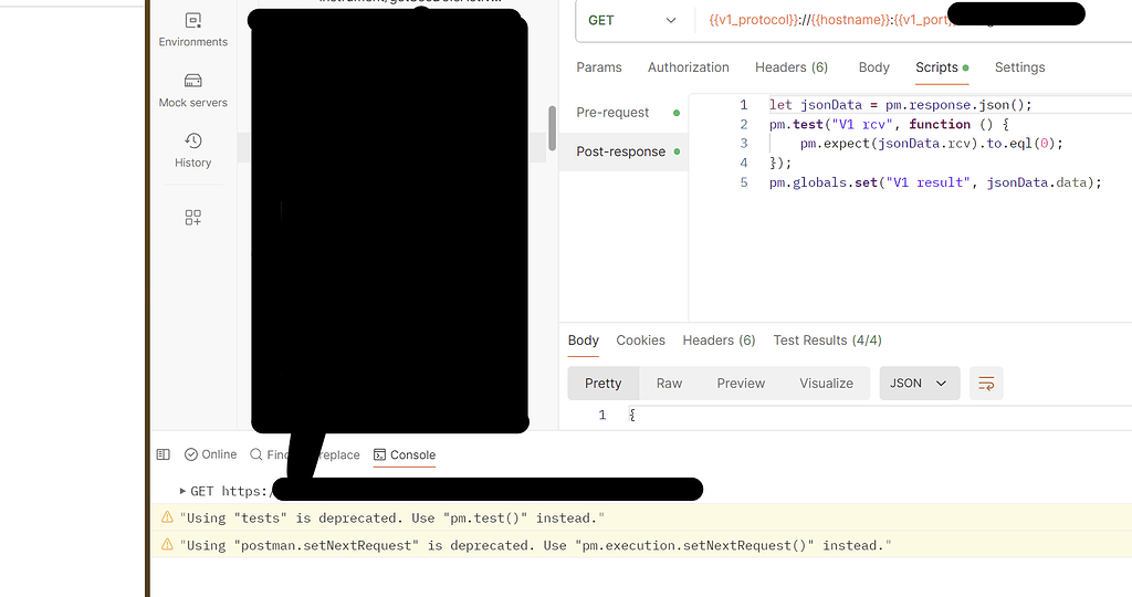 PM 11 upgrade: Deprecation warnings after every script - Help Hub - Postman Community