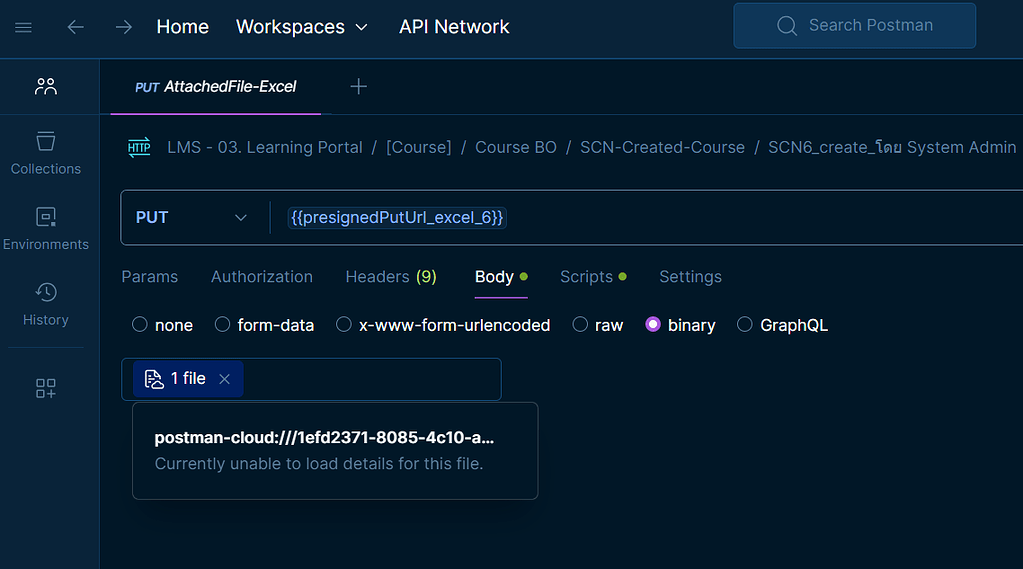 Postman Cloud: .... Unable to load details of this file - Help Hub - Postman Community