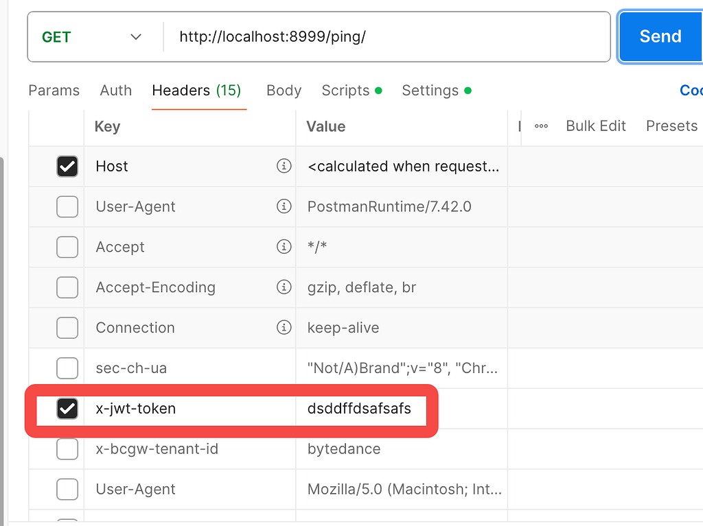 Why the system always unset the key "x-jwt-token" of the headers - Help Hub - Postman Community