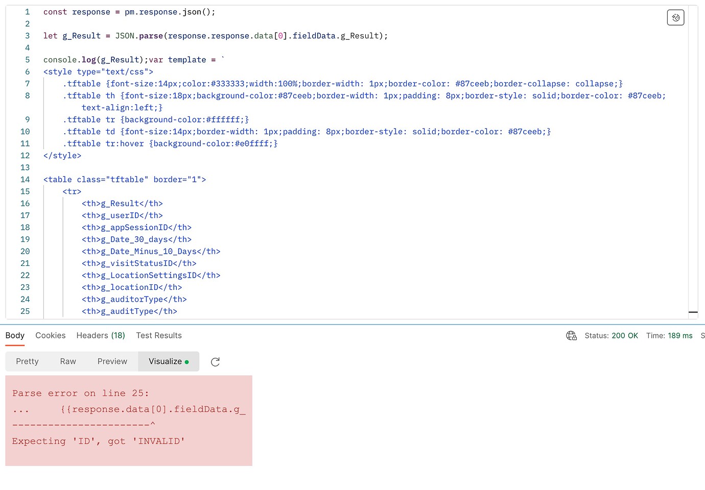 Un-escape JSON String from the response - Help Hub - Postman Community