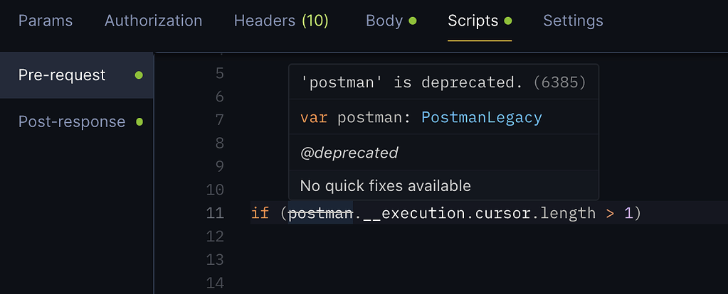 Alternative way to detect if running from Collection or Send - Help Hub - Postman Community