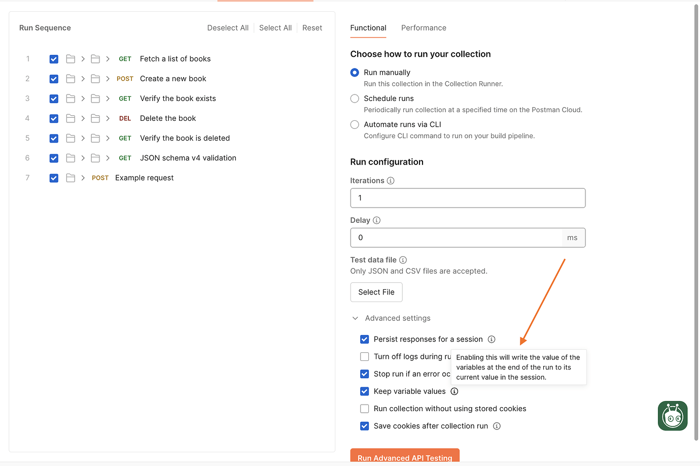 Persist variables in Postman - Learning Lab - Postman Community Persist variables in Postman - Learning Lab - Postman Community