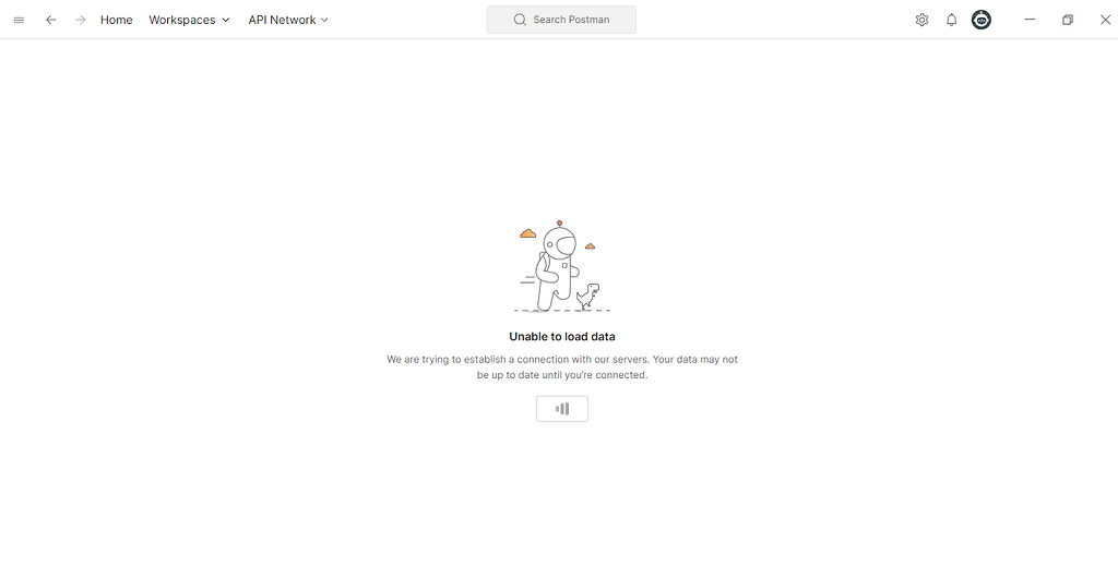 Workspaces not loading on window. It is just loading - Help Hub ...