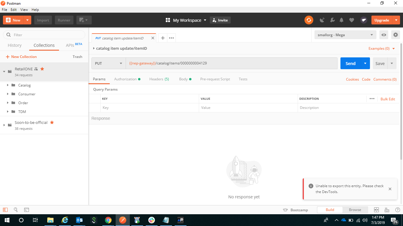 Problem With Exporting Collection Help Hub Postman Community