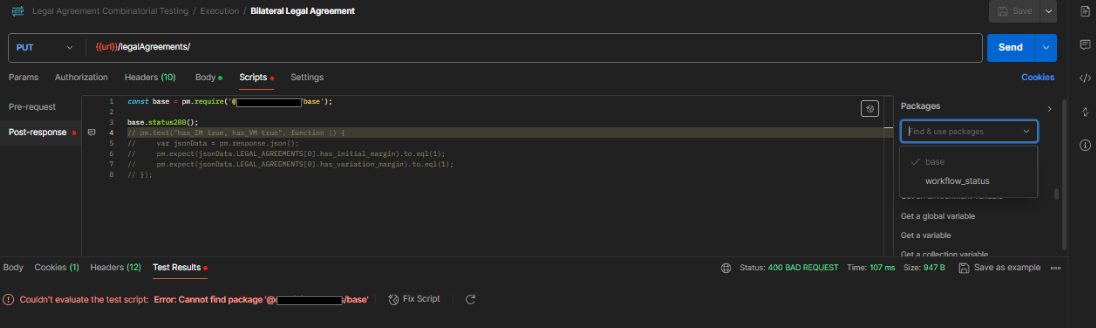 Error: Cannot find package - Help Hub - Postman Community