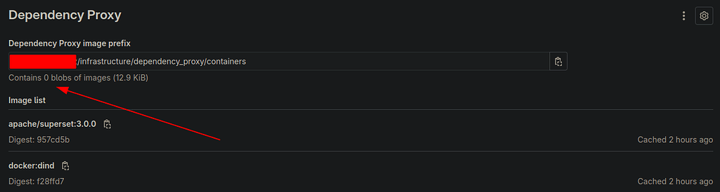 Dependency proxy not caching whole image but just manifests - Self-managed - GitLab Forum