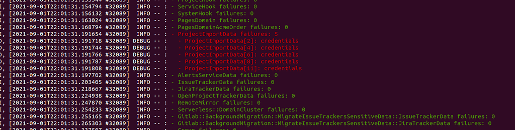 Gitlab:doctor:secrets: failures: analyze - Upgrade - GitLab Forum