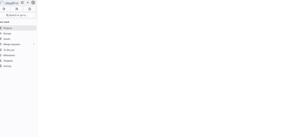 Create New Project Showing Blank - Self-managed - GitLab Forum