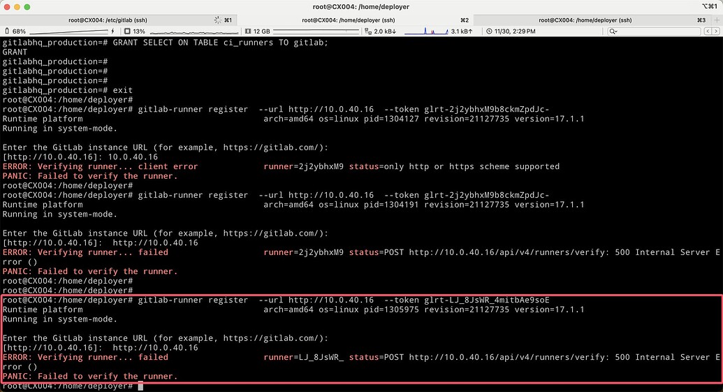 Problem with multiple versions of GitLab Runner and Docker executor errors - GitLab CI/CD ...