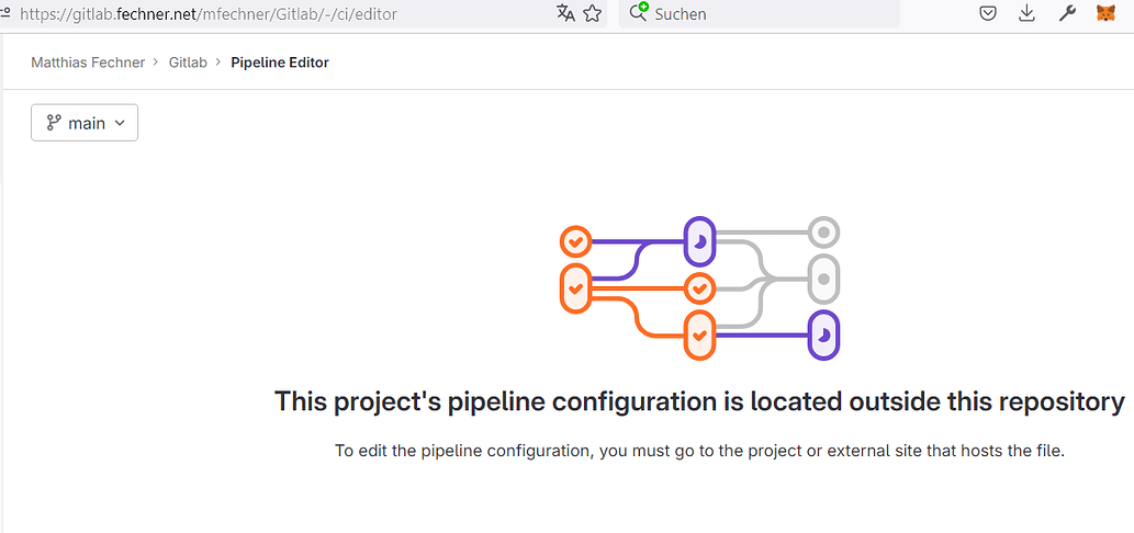 Have .gitlab-ci.yml in another branch but trigger pipelines for all ...