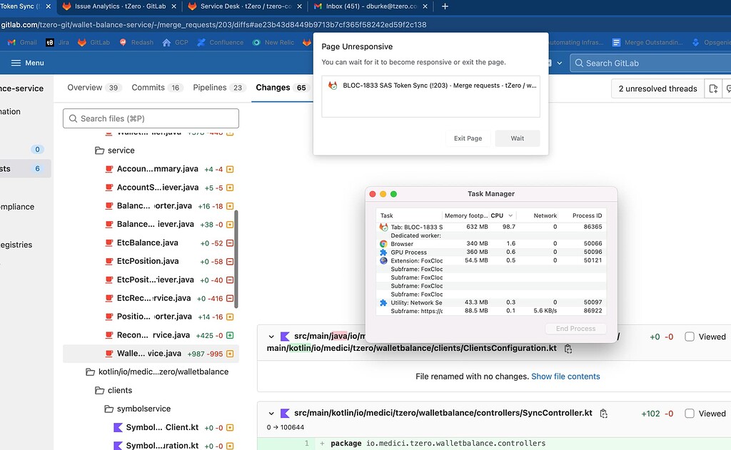 Merge Request nav unresponsive - How to Use GitLab - GitLab Forum