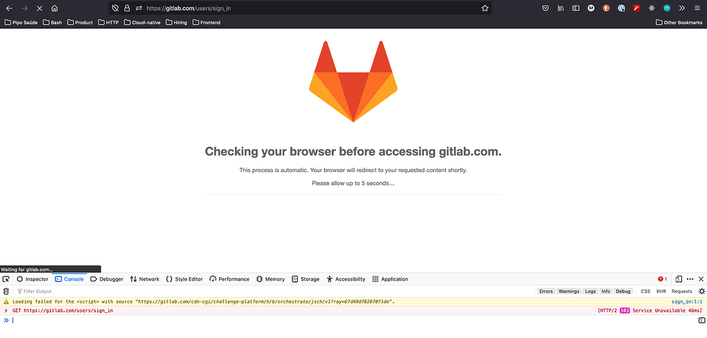 Unable to login into gitlab.com - How to Use GitLab - GitLab Forum