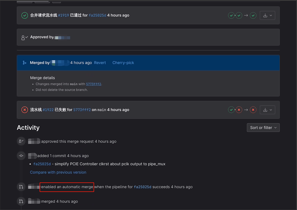 Auto-merge will lose some of the pipeline that should be there - GitLab CI/CD - GitLab Forum