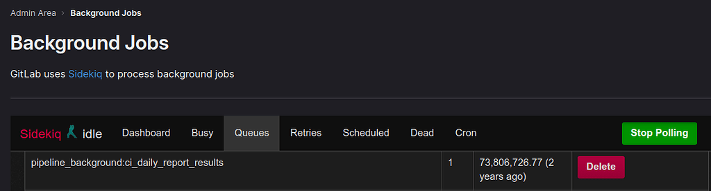 Very high latency background job - should I be worried? - Self-managed - GitLab Forum