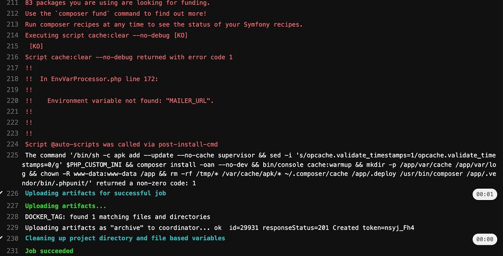 Checking if docker build is failed in job - GitLab CI/CD - GitLab Forum