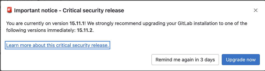 Critical Security Release 15 11 1 15 11 2 Community Gitlab Forum